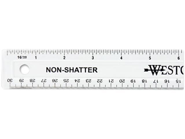 Click here for Westcott 13862 Non-Shatter Ruler  12 Length  Clear prices