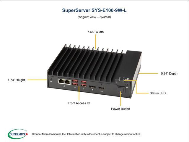 Click here for SUPERMICRO Mini PC Server System Intel Core i3 8th... prices
