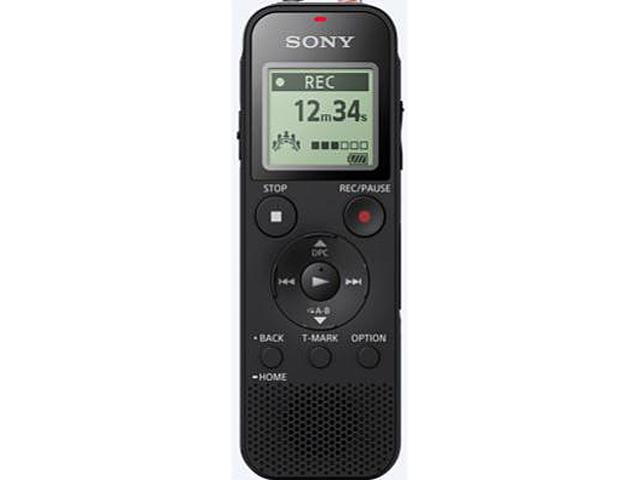 Sony Digital Voice Recorder With Built-In Usb - Black