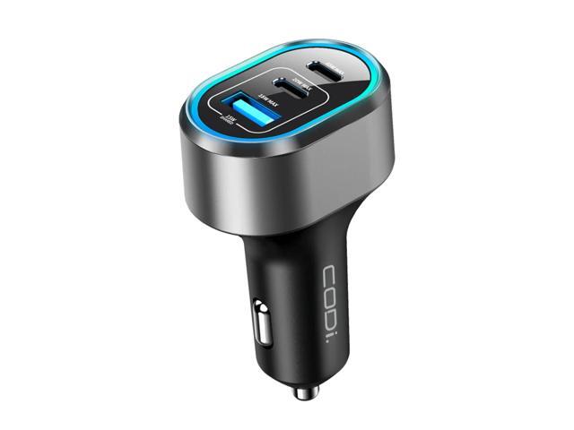 Click here for CODi 65W Triple Port USB-C Car Charger with Dual U... prices
