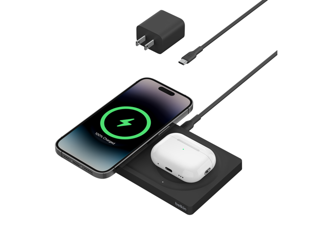 Click here for Belkin 2-in-1 Wireless Charging Pad with Official... prices