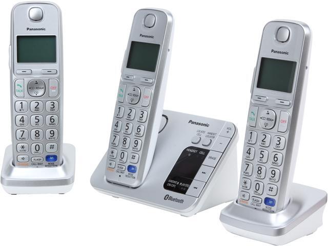 Click here for Panasonic KX-TGE263S 1.9 GHz 3X Handsets Link2Cell... prices