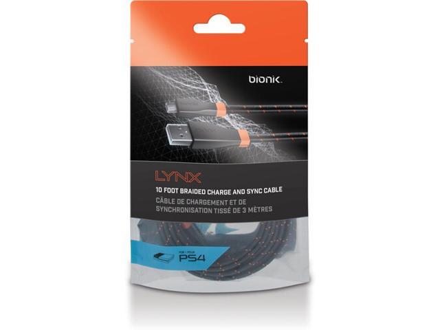 Click here for Bionik Bnk-9001 Ps4 Lynx Charge Cable 10 Ft Blk/Rd prices