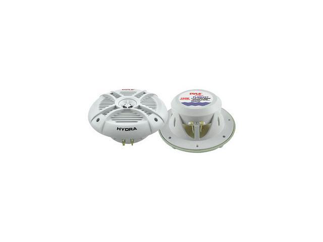 Pyle 6.5-Inch Component Marine Speakers  250 Watts  White - White