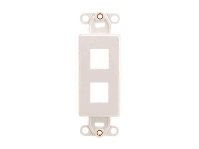 Click here for C2G 03721 Two Port Keystone Wall Plate  White prices