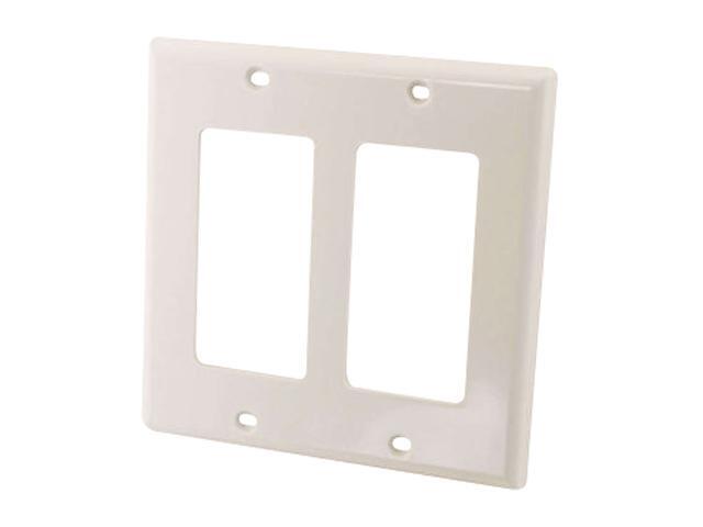 Click here for C2G 03728 Decorative Two Cutout Double Gang Wall P... prices