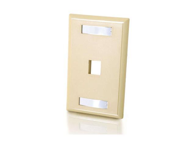 Click here for C2G 03710 1-Port Keystone Single Gang Wall Plate... prices
