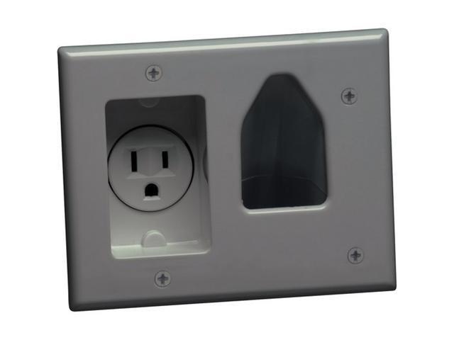 Click here for DataComm 45-0021-GY 1 Socket Faceplate prices
