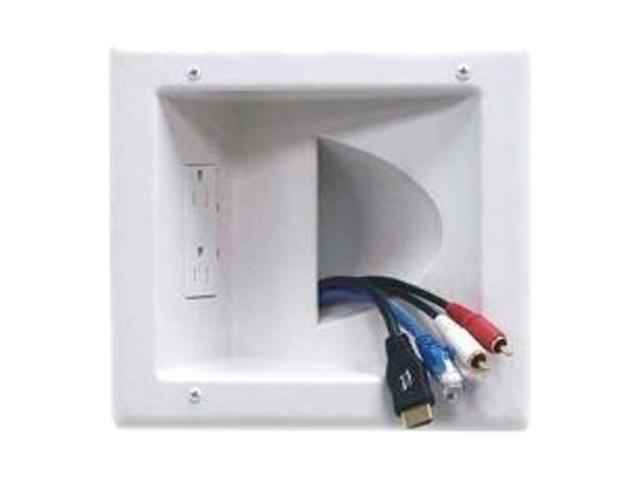 Click here for DataComm Recessed Low-Voltage Media Plate with Dup... prices