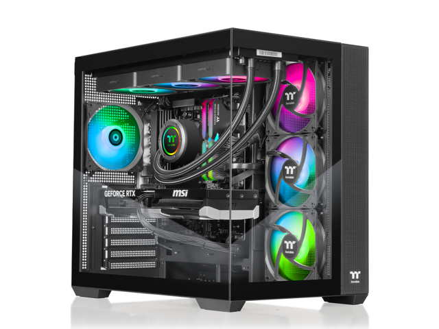 Click here for Thermaltake Gaming Desktop PC V38B-B850-580-LCS AM... prices