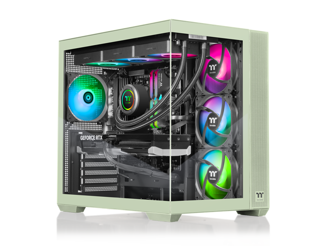 Click here for Thermaltake LCGS View 9870M-380 Gaming Desktop (AM... prices