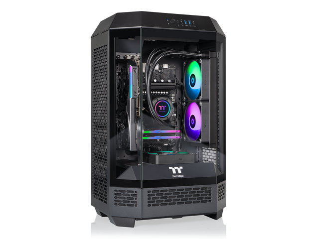 Click here for Thermaltake Gaming Desktop PC T3BK-B650-96X-LCS AM... prices