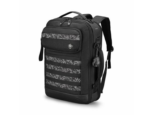 Click here for Swissdigital BERG Black Hybrid Briefcase - USB Cha... prices