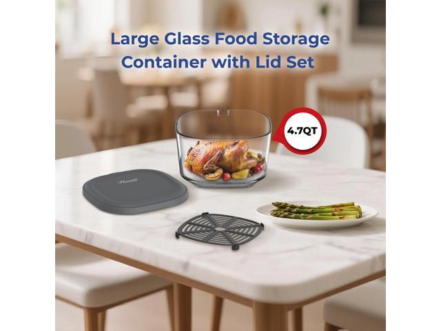 Click here for Rosewill 4.7QT Transparent Glass Cooking Container... prices