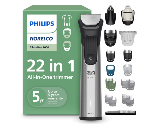 Click here for Philips Norelco All-in-One 7000 Series 22-Piece Tr... prices