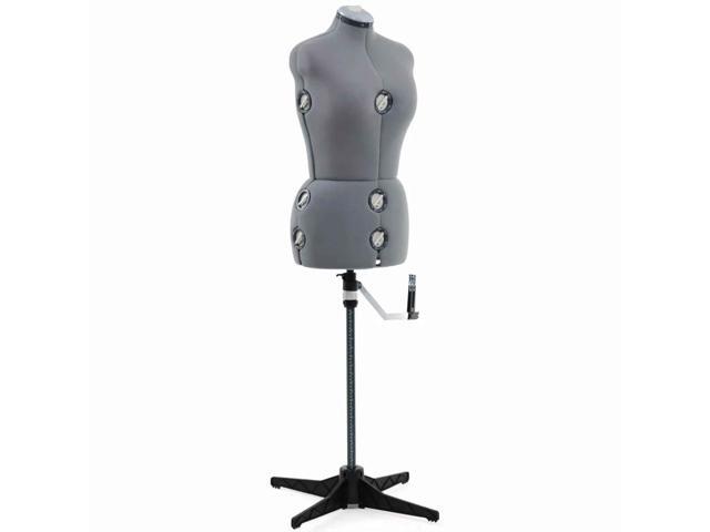 Click here for SINGER Female Adjustable Gray Dress Form Fits Size... prices