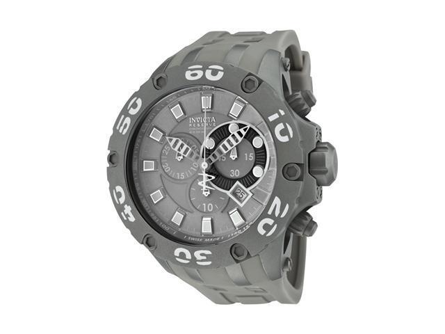 Click here for Invicta Mens Reserve Chronograph Grey Dial Grey Po... prices