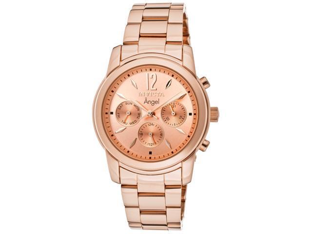 Click here for Invicta Womens Angel Rose Gold Tone Dial 18k Rose... prices