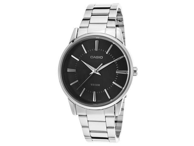 Click here for Casio Mens Standard Silver-Tone Steel Black Dial prices