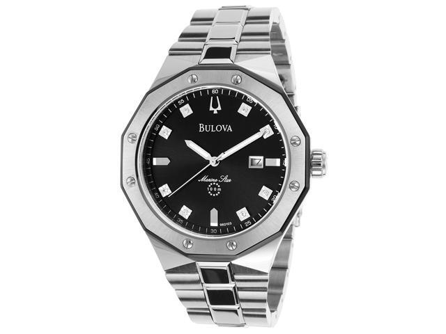 Click here for Bulova Mens Marine Star Diamond Stainless Steel prices
