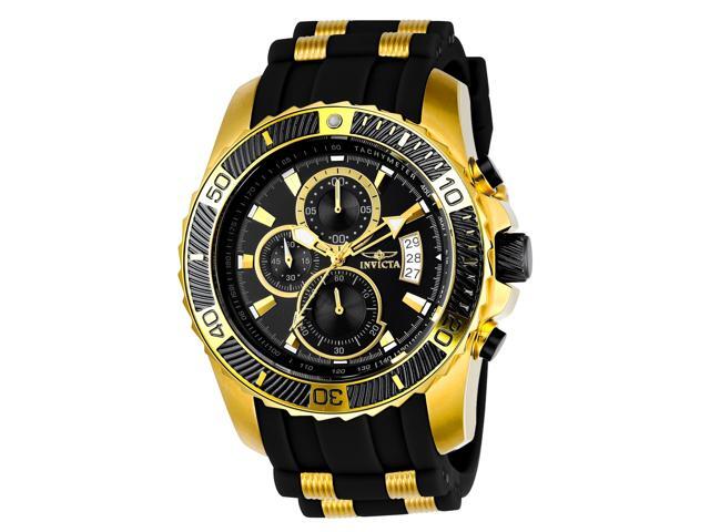 Click here for Invicta 22430 Mens Pro Diver Chronograph Black Sil... prices
