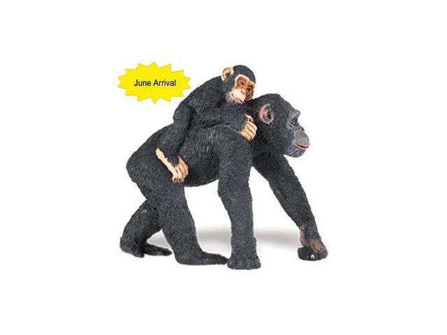 Safari Ltd Chimpanzee With Baby Wild Safari Animal Figure - Open Miscellaneous