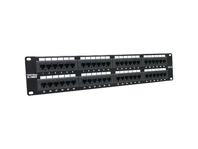 Click here for Intellinet Cat6 Patch Panel  48-Port  UTP  2U  Bla... prices