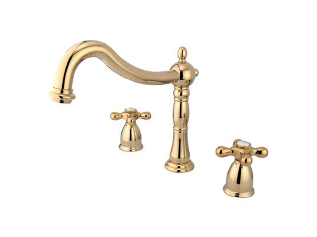 Click here for Two Handle Roman Tub Filler in Polished Brass by K... prices
