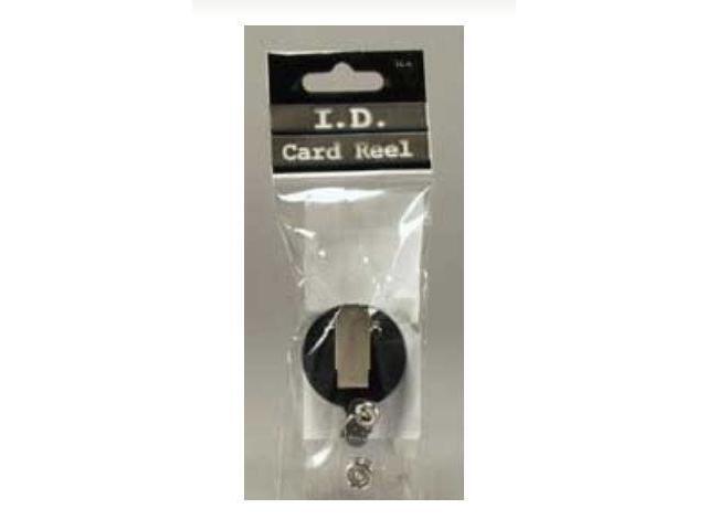 Click here for Baumgartens 68844 ID Card Reel w/Sprg Clip-Black -... prices