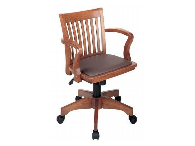 Click here for Office Star 108FW-1 Deluxe Wood Bankers Chair with... prices