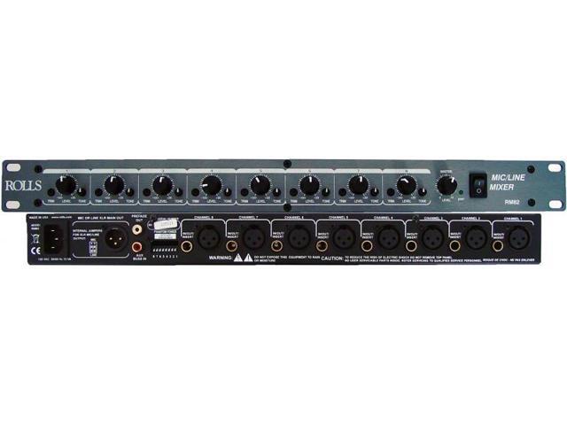 Click here for ROLLS RM82 Channel Mic-Line Mixer prices