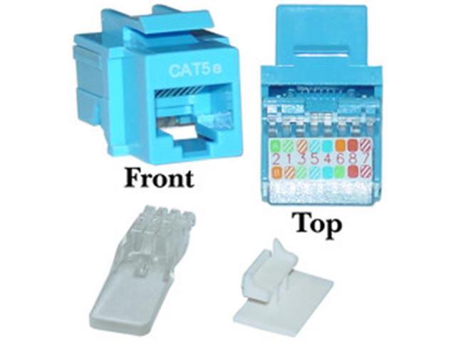 Click here for CableWholesale 311-120BL Cat 5e Keystone Jack  Blu... prices