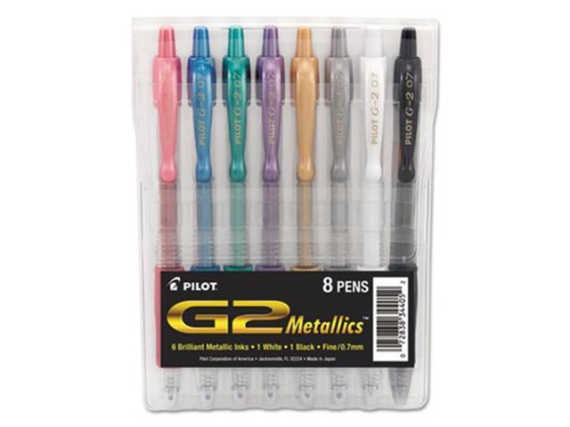 Click here for Pilot Pen G2 Metallics 8/St Ast 34405 prices