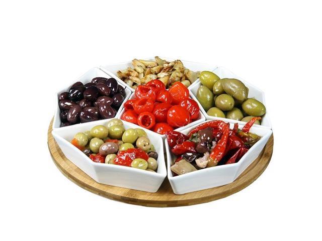 Click here for Elama Signature 12 Inch 7pc Condiment Server Set w... prices