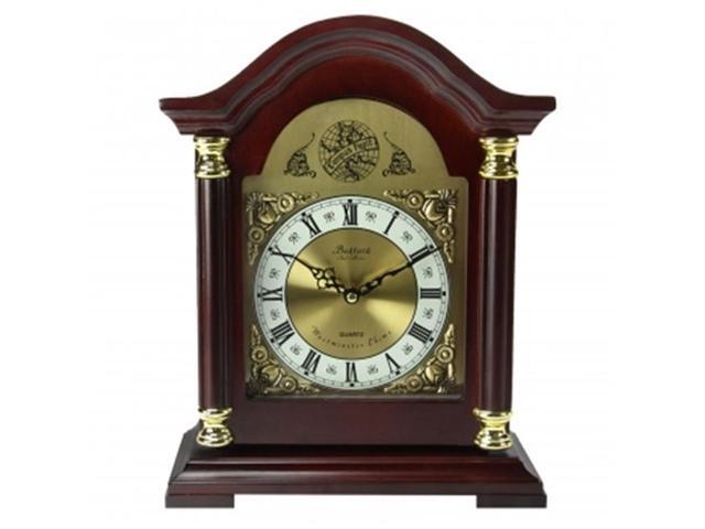 Click here for Bedford Clock Collection Redwood Mantel Clock with... prices