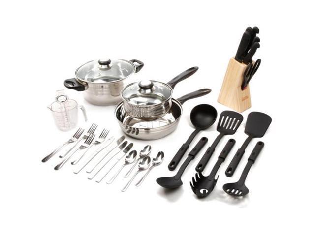 Click here for Lybra 32 Piece Non-Stick Cookware Set (Stainless s... prices