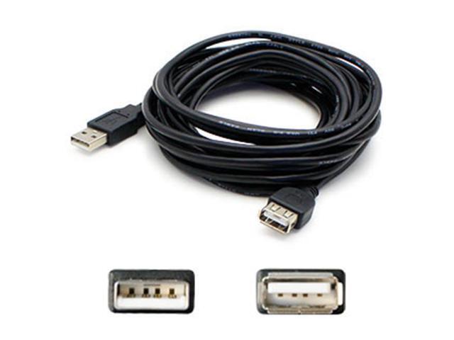 Click here for AddOn 5-Pack of 15ft USB 2.0 (A) Male to Female Bl... prices