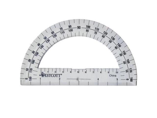 Click here for PROTRACTOR 6IN 180 DEGREE CLEAR prices