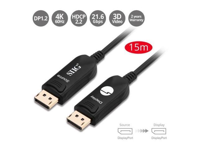 Click here for SIIG 4K DisplayPort 1.2 AOC Cable - 20M prices