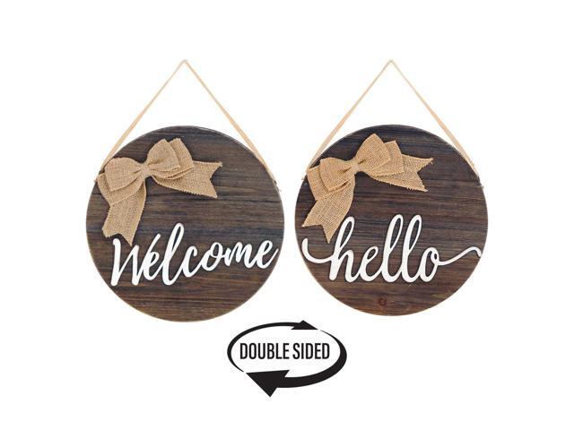 Click here for TX USA Home Modern Decorative Welcome Hello Revers... prices