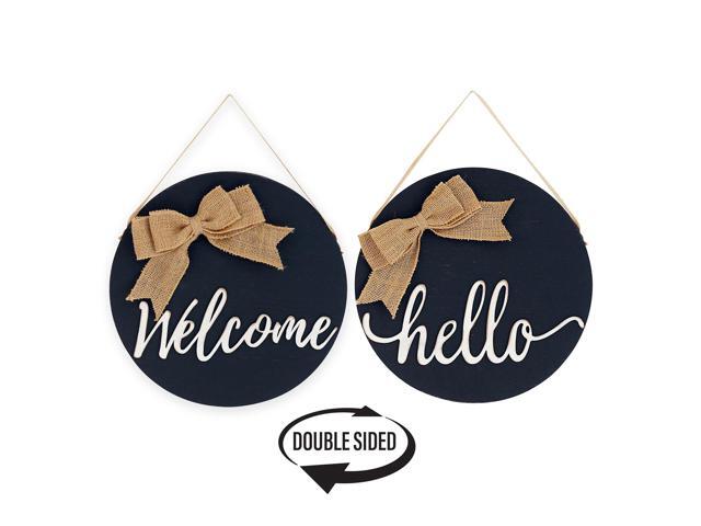 Click here for TX USA Home Modern Decorative Welcome Hello Revers... prices