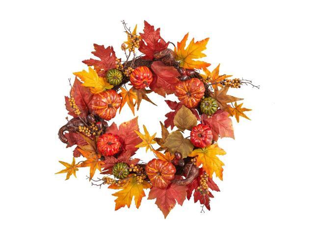 Click here for Nearly Natural 24 Autumn Pumpkin and Berries Artif... prices