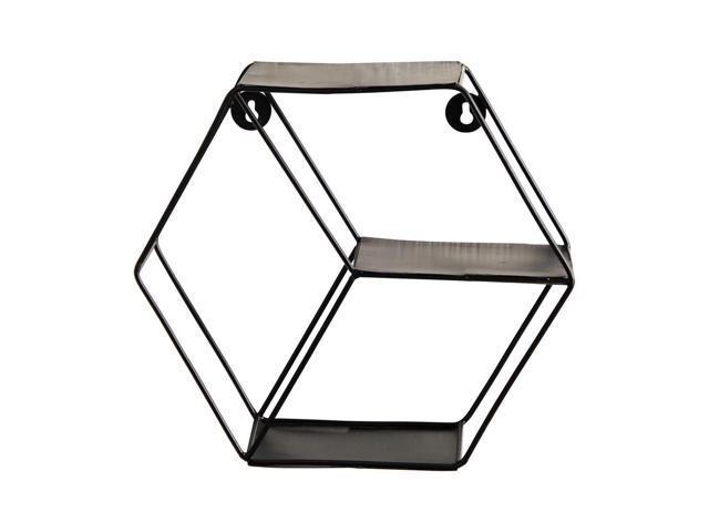 Click here for Nearly Natural Home Decor 10 Black Matte Hexagon W... prices