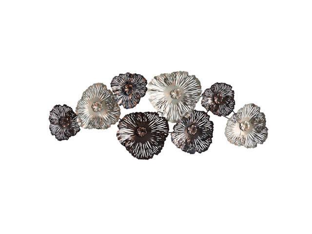 Click here for Nearly Natural 5 x 2 Floating Metal Floral Design... prices