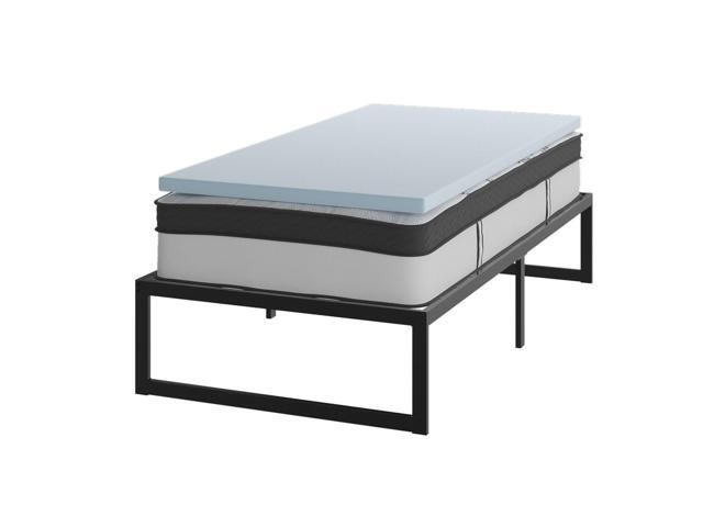 Click here for 14 Inch Metal Platform Bed Frame with 12 Inch Pock... prices