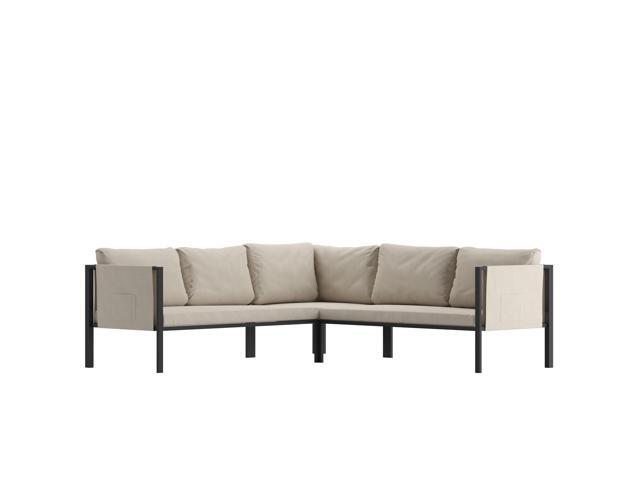 Click here for Flash Furniture Lea Indoor/Outdoor Sectional with... prices