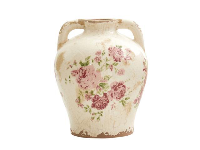 Click here for Nearly Natural 8 Tuscan Ceramic Floral Print Vase prices