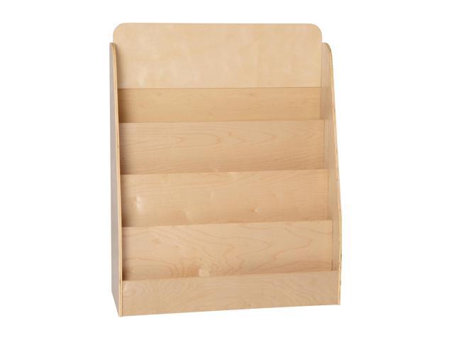 Click here for 4 Shelf Single-Sided Kids Natural Wooden Book & Ma... prices