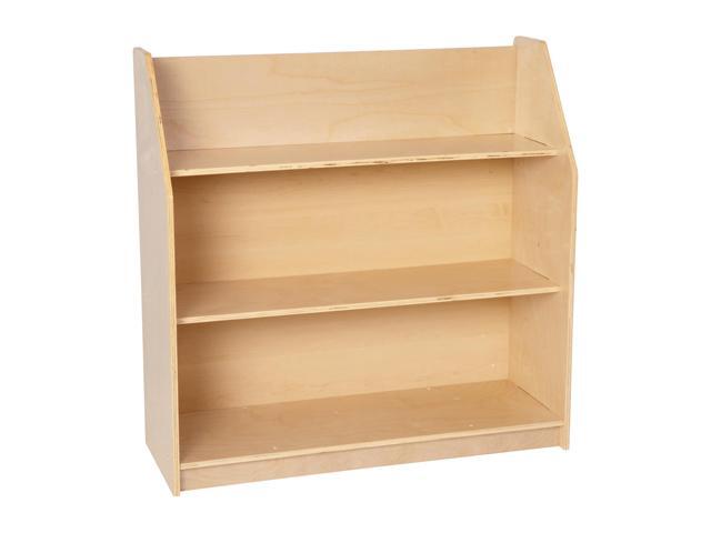 Click here for Natural Wooden 3 Shelf Book Display with Safe  Kid... prices