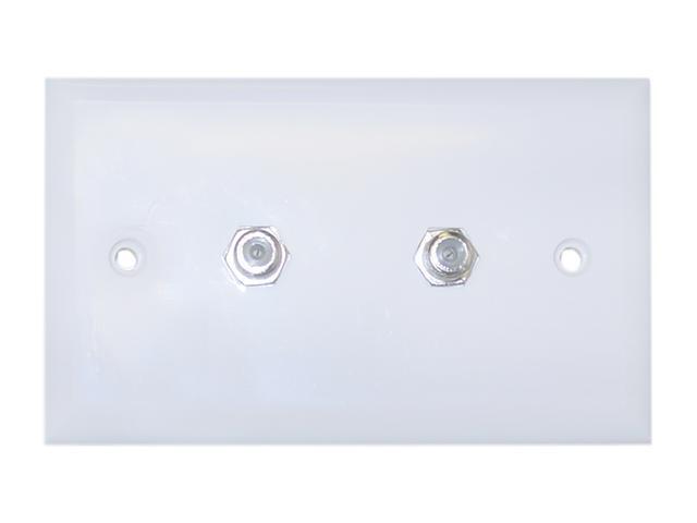Click here for Cable Wholesale TV Wall Plate with 2 F-Pin Coupler... prices
